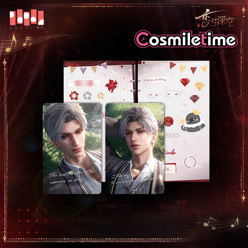 Love and Deepspace Qin Che Birthday Card Set – cosmiletime