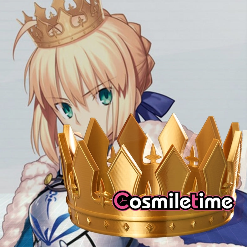 Saber Crown Cos/Fate/FGO/Night of Fate/Props/Headdress/Accessories Pro ...